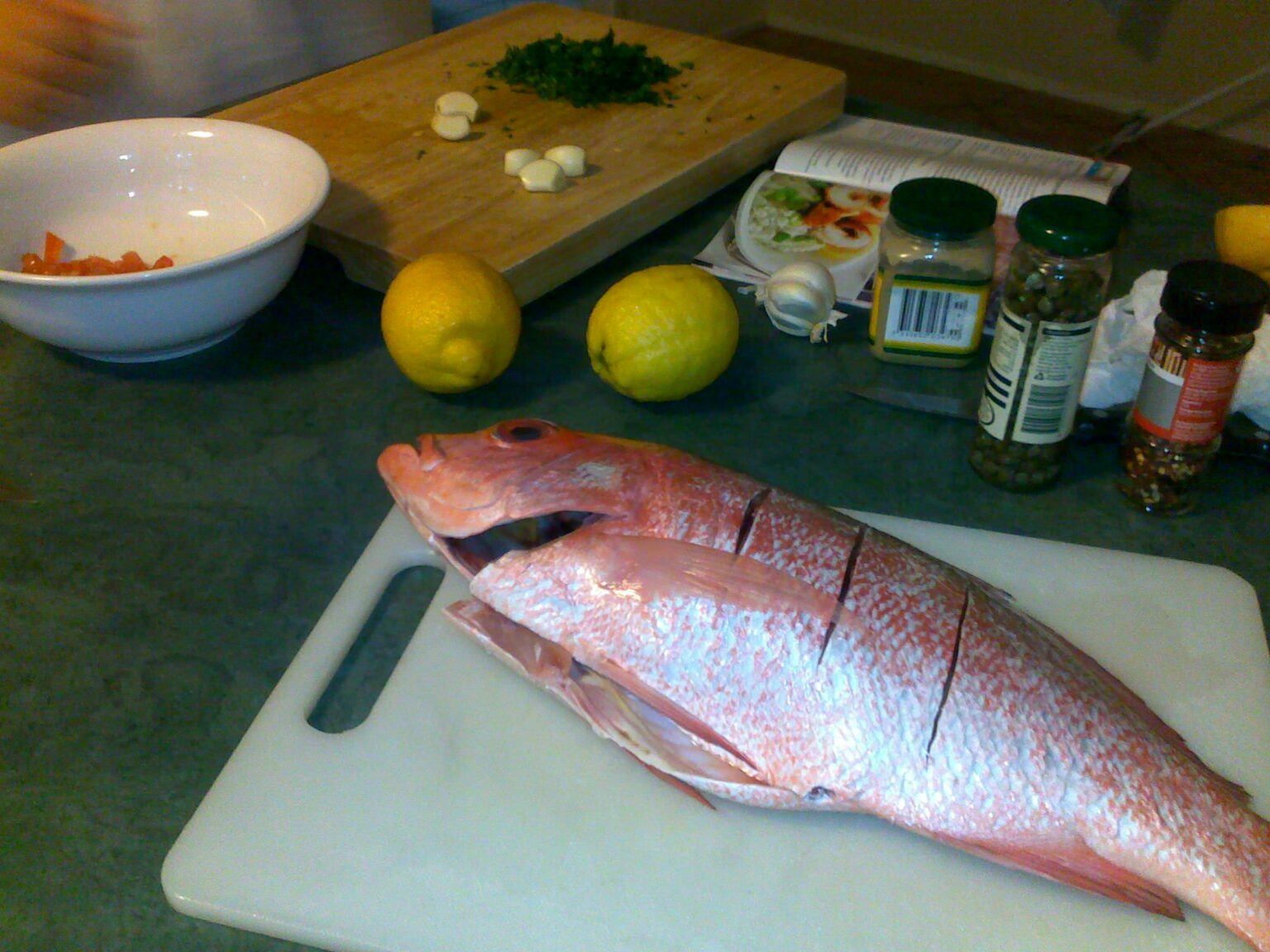 Whole Red Queensland Snapper with Mediterranean Marinade - Lifestyle BBQs